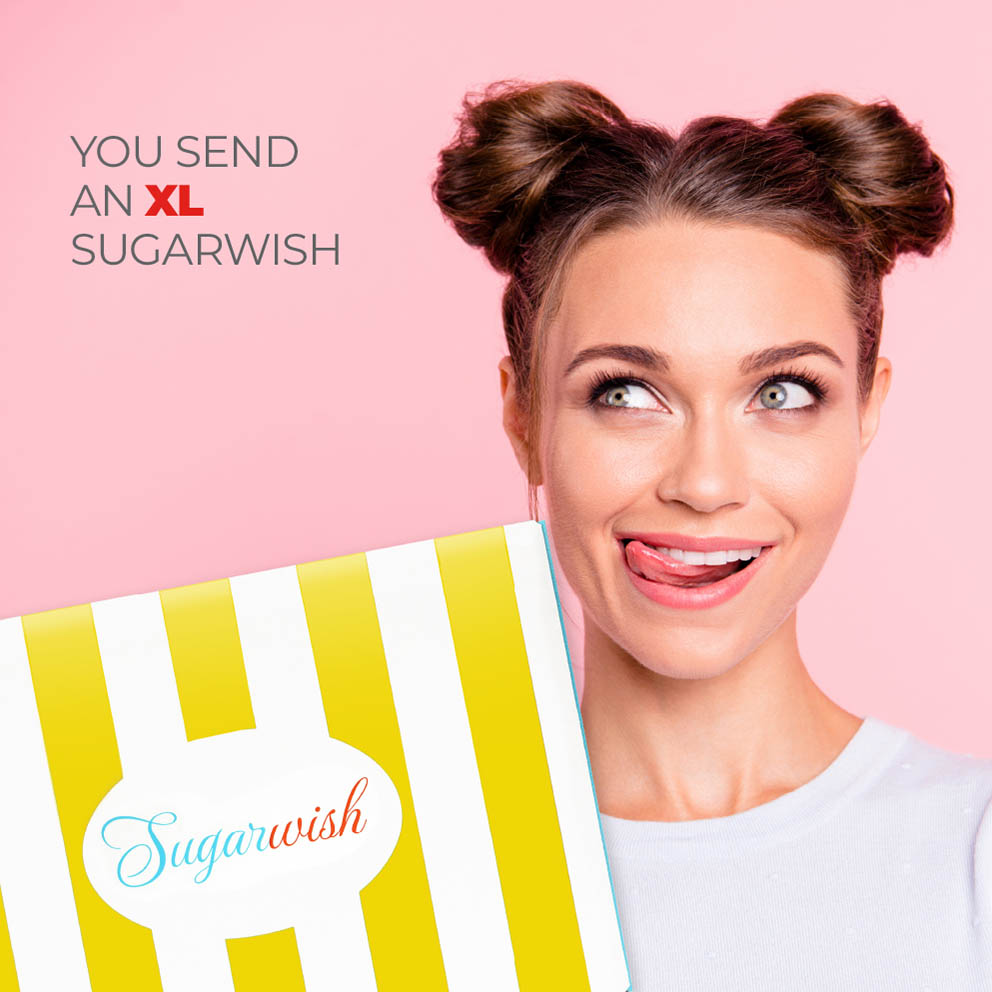 Sugarwish Our All Treats gift sizes