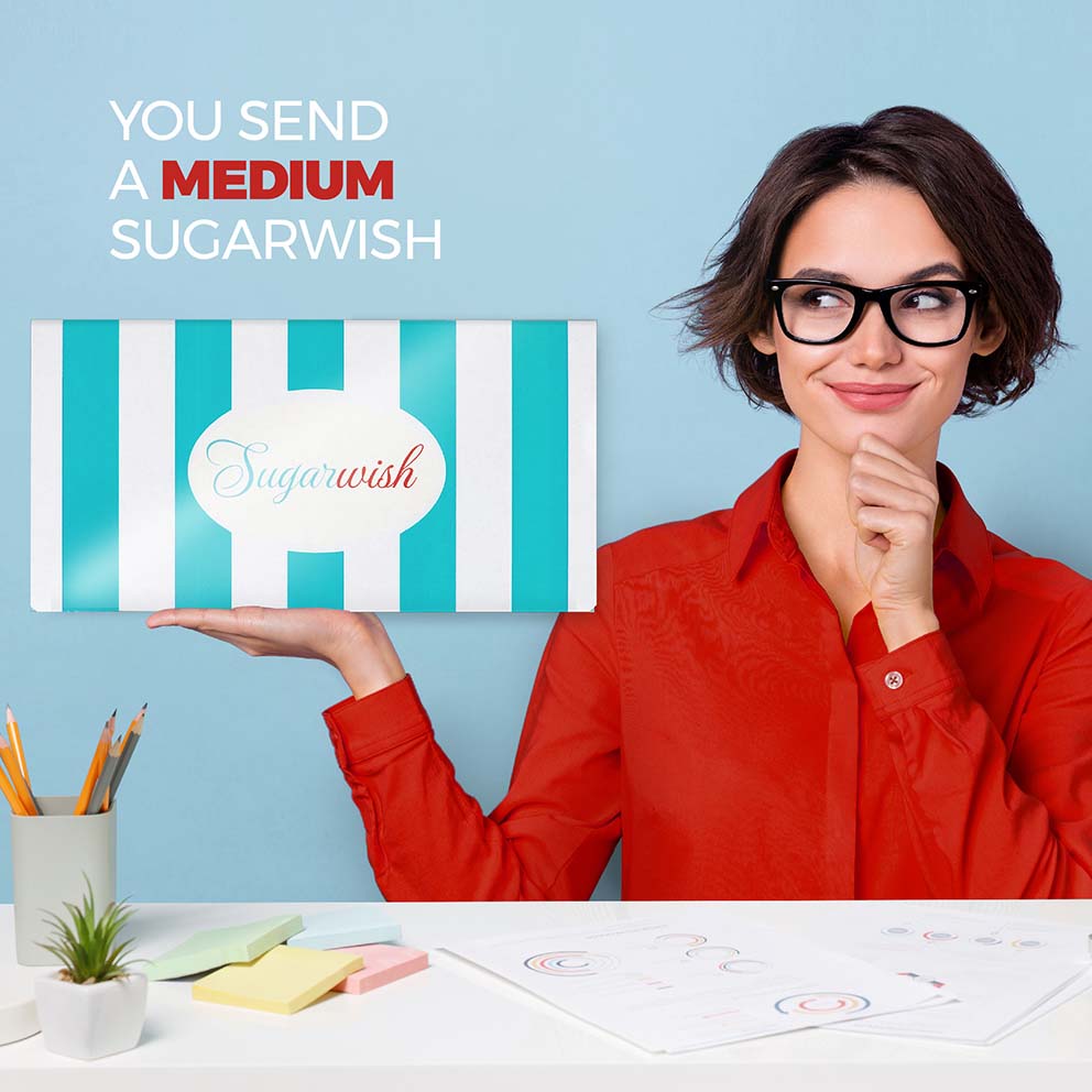 Sugarwish Our Appreciation Sugarwish gift sizes
