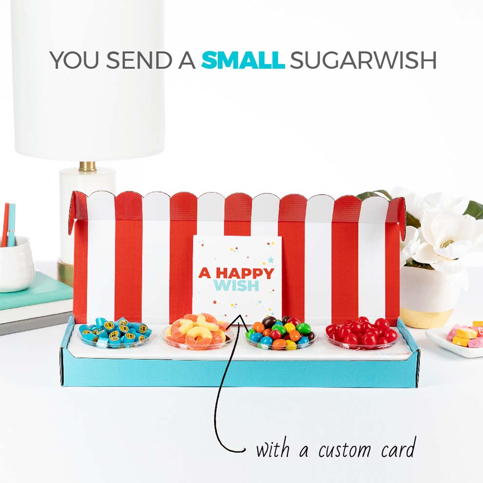 Sugarwish Our Candy gift sizes