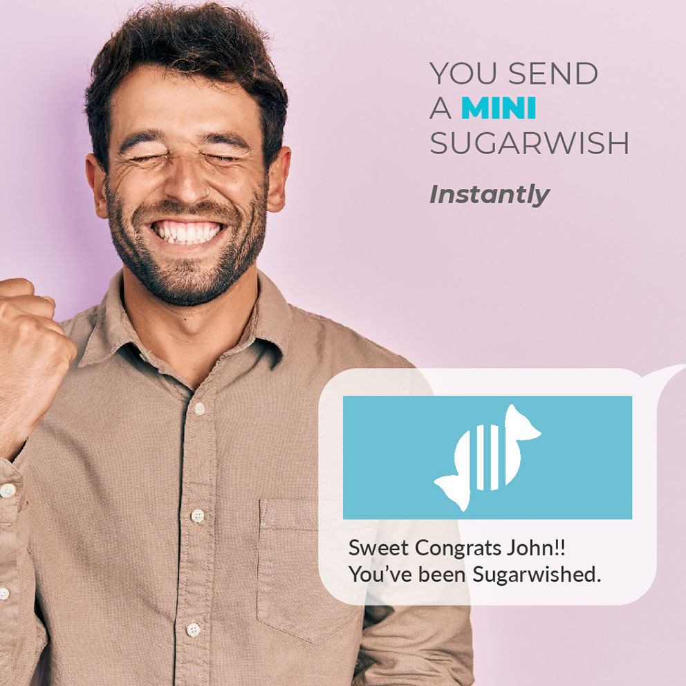 Sugarwish Congratulations gift sizes