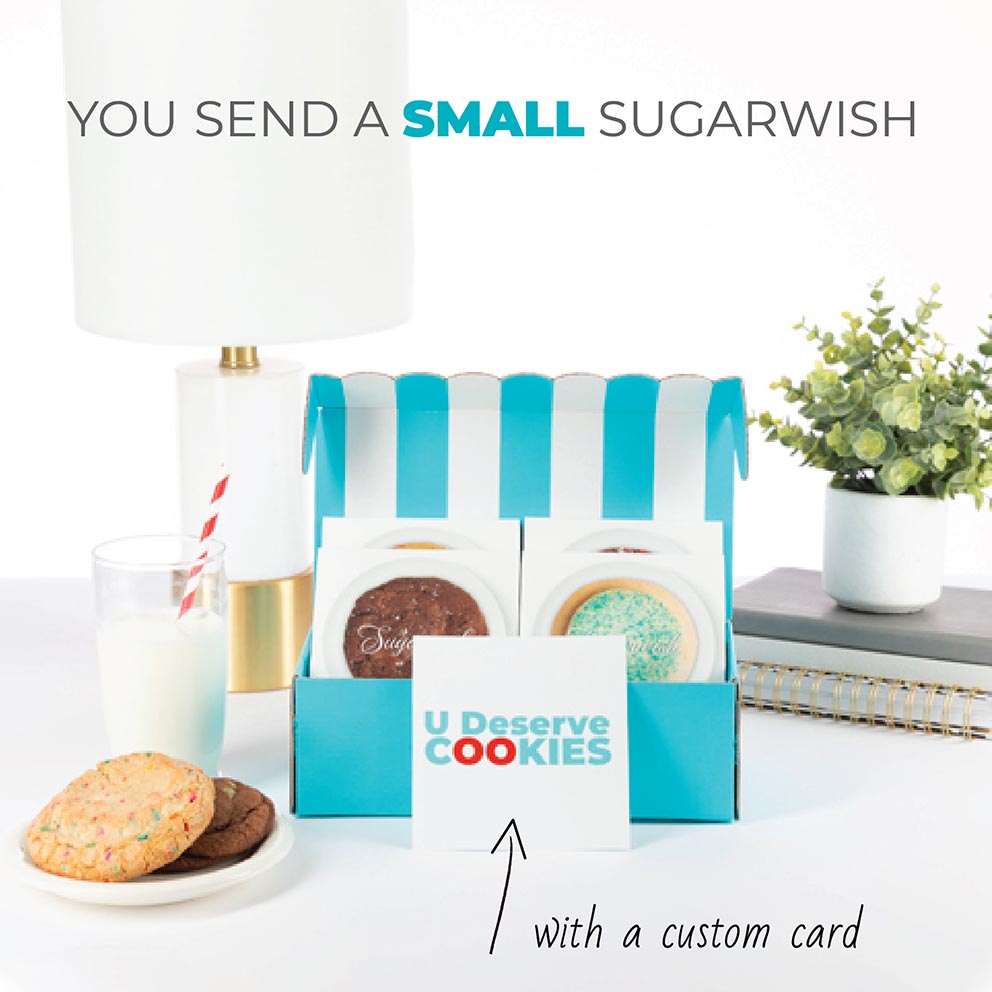 Sugarwish Our Cookies gift sizes