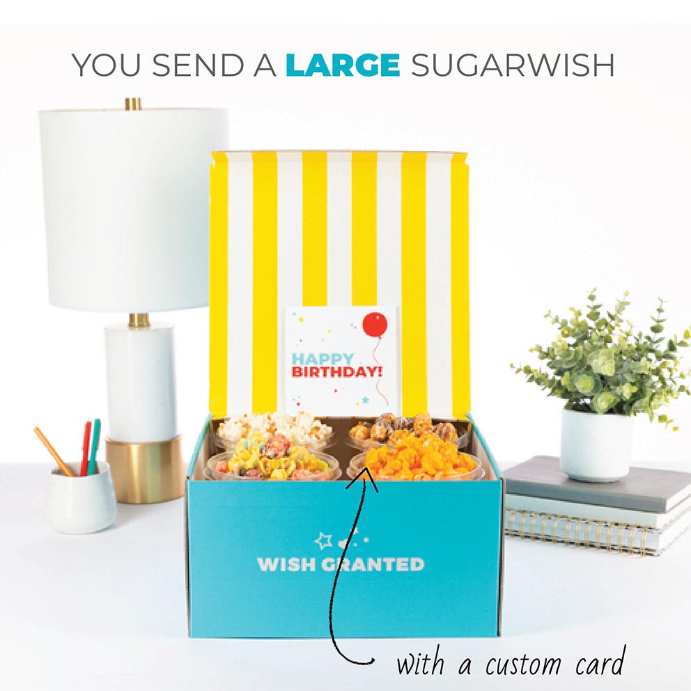 Custom Popcorn Gift Box | Sugarwish Corporate Gifting