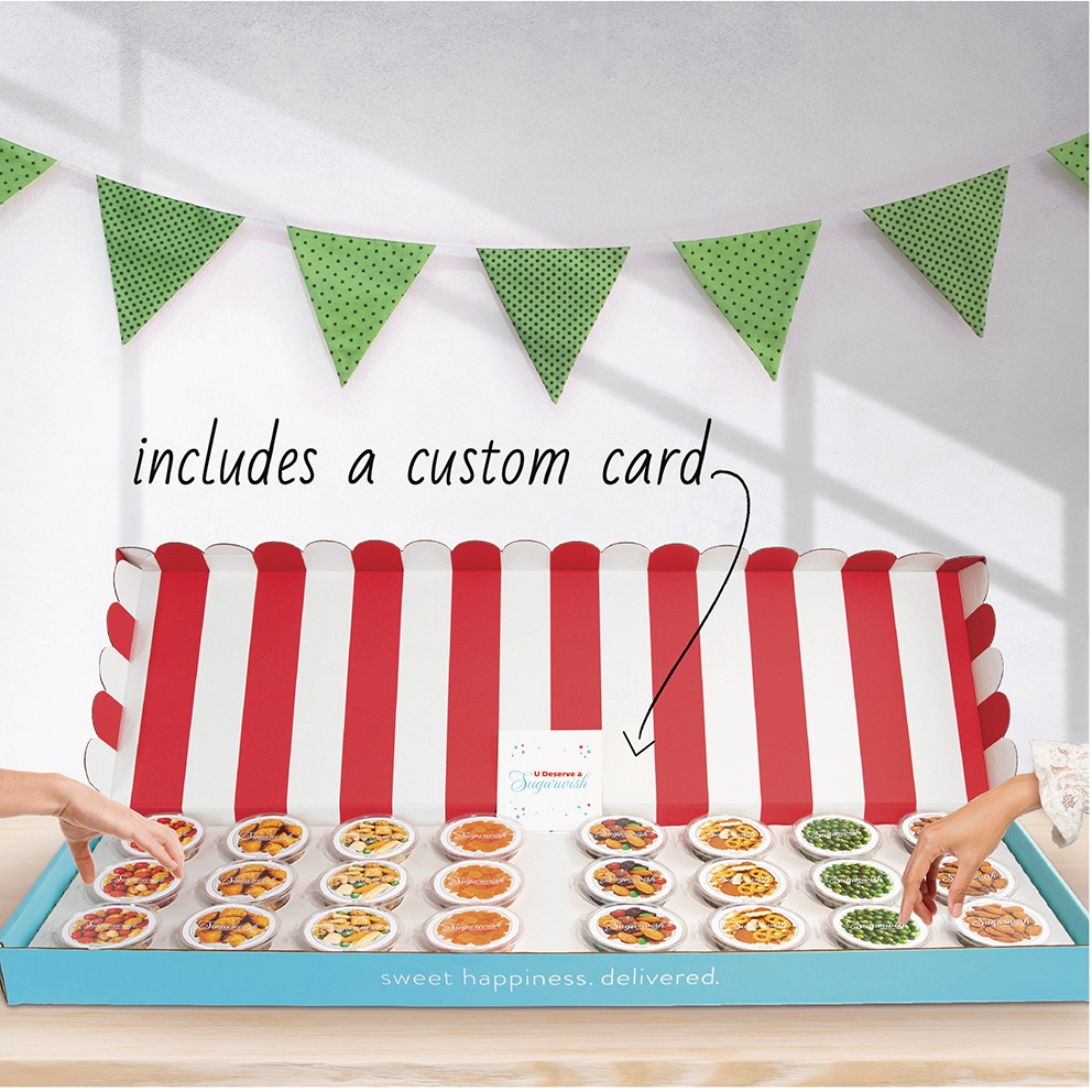 Sugarwish Snacks gift sizes