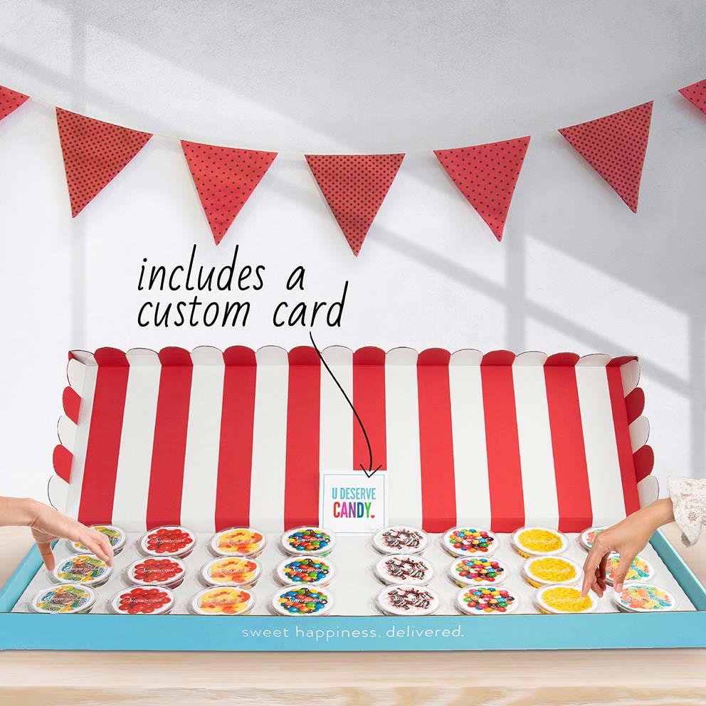 Sugarwish Our All Treats gift sizes