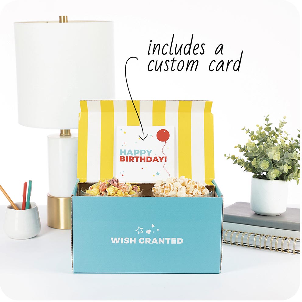 Sugarwish Our All Treats gift sizes