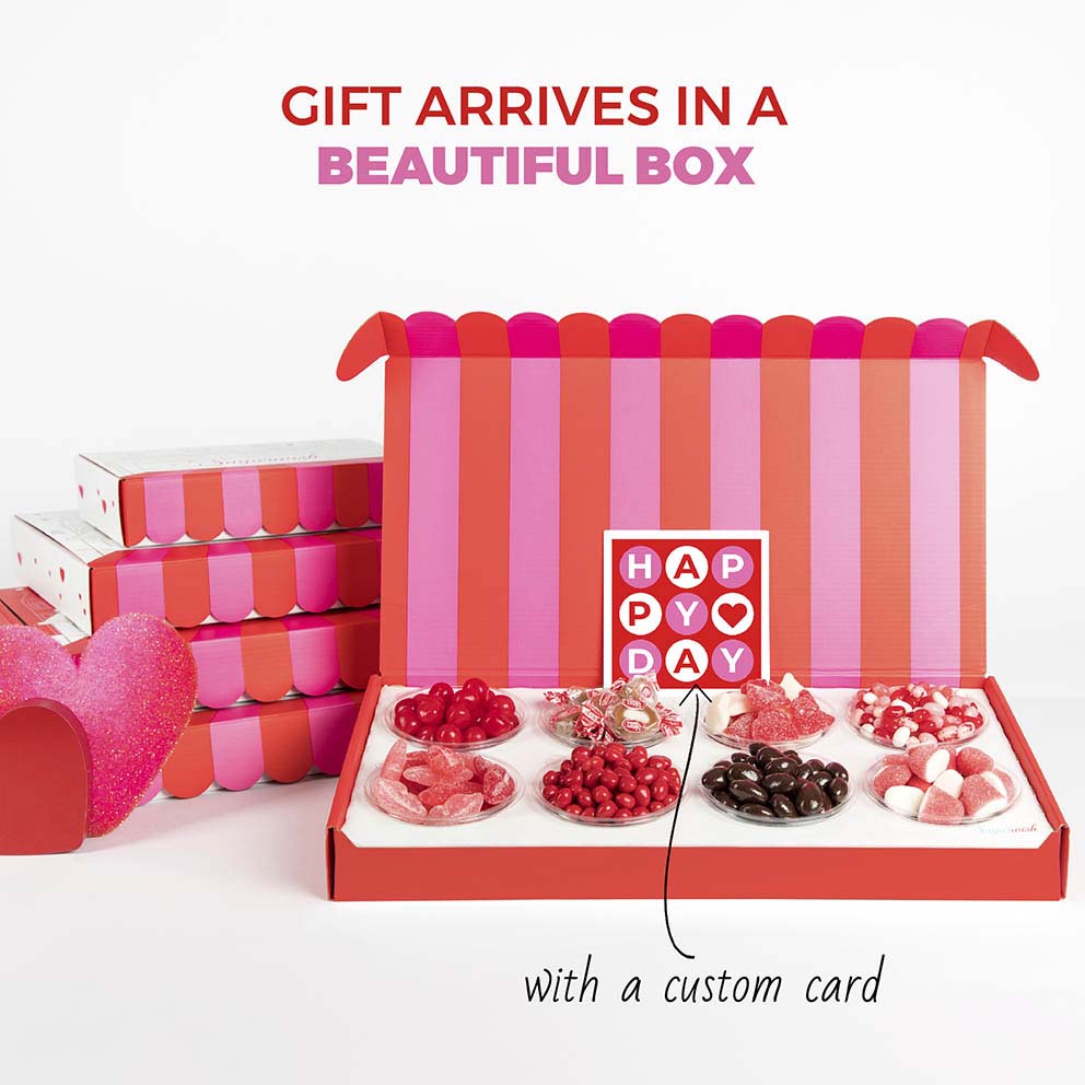 Sugarwish Our Valentine's Sugarwish gift sizes
