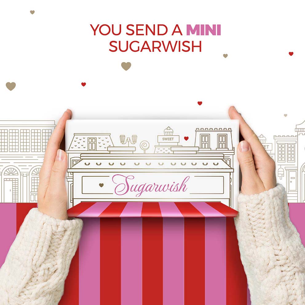 Sugarwish Our Valentine's Sugarwish gift sizes