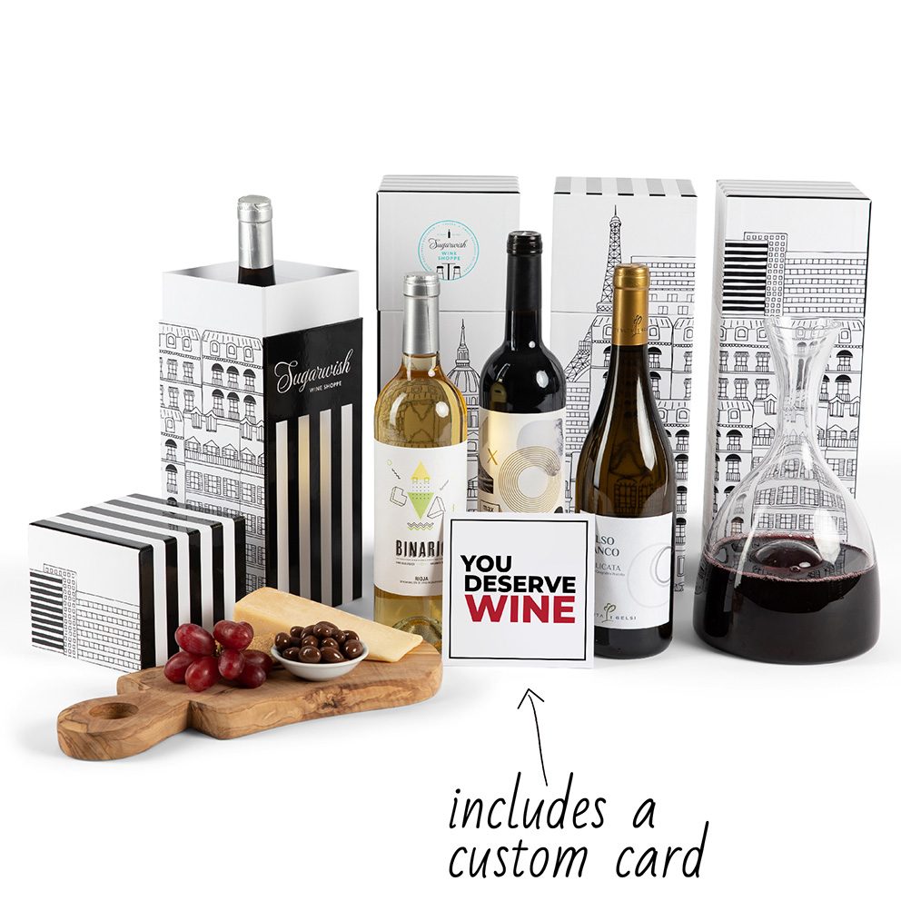 Sugarwish Wine gift sizes