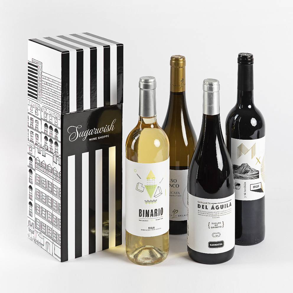 Sugarwish Wine gift sizes